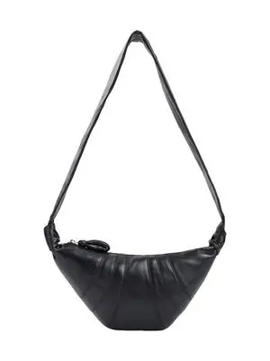 LEMAIRE Small Croissant Mini Handbag - Black