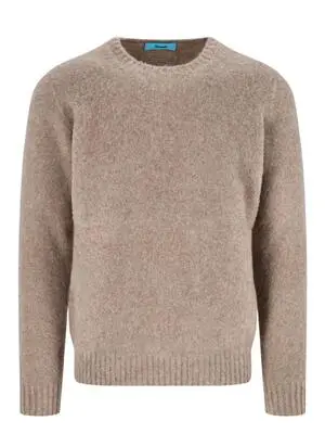 DRUMOHR DRUMOHR Crewneck Long Sleeve Sweater Beige