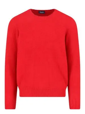 DRUMOHR DRUMOHR Crewneck Long Sleeve Sweater Red