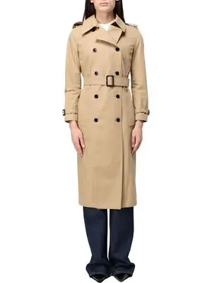 Gucci Beige Double Breasted Belted Trench Coat - Cream