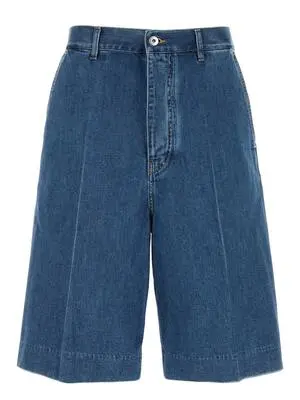 Bottega Veneta Denim Bermuda Shorts - Blue