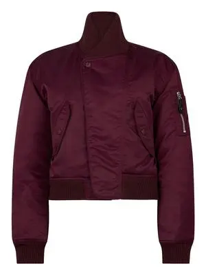 Dsquared2 Aviator Wash 80's Kiodo Bomber Jacket - Bordeaux