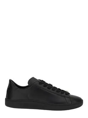 VALENTINO Valentino Garavani Royco Nappa Calfskin Lace-Up Sneakers With VLogo Signature