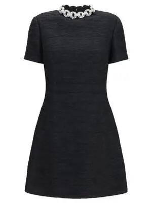 VALENTINO Embroidered Mini Dress Embroideries