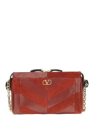 VALENTINO Panthea Shoulder Bag Chevron Pattern