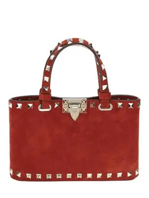 VALENTINO Suede Rockstud Mini Handbag