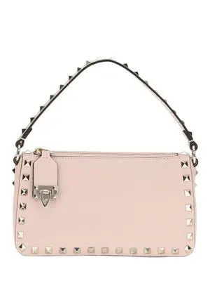 Valentino Garavani Rockstud Leather Shoulder Bag - Pink