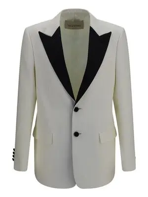 VALENTINO Valentino Two-Tone Wool Jacket