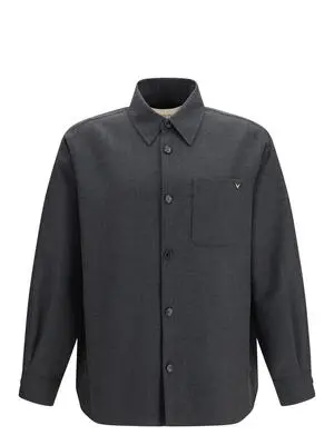 VALENTINO Valentino VLogo Wool Blend Jacket