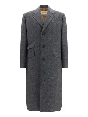 Valentino Garavani Long Single-breasted Coat - Grey