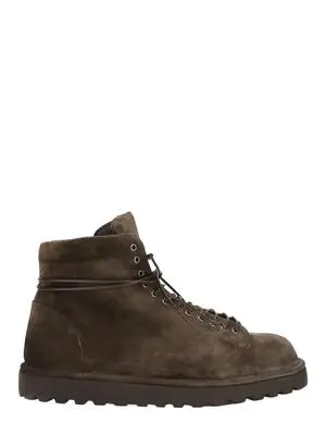 Marsèll Pallottola Suede Lace-up Ankle Boots - Brown