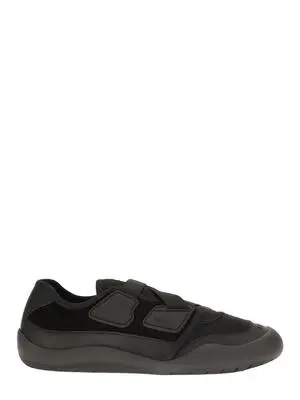 Prada Speedrock Leather And Mesh Sneakers - Black