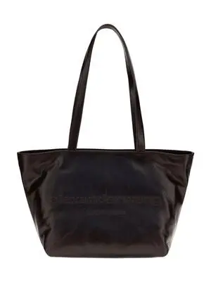 Alexander Wang Medium Punch Leather Tote Bag - Brown