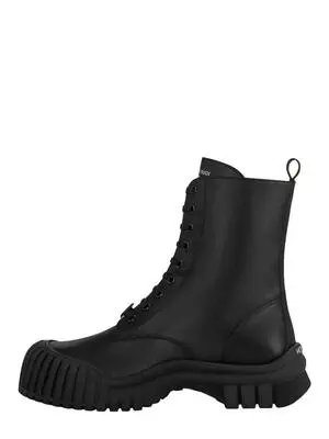 LOUIS VUITTON Ruby Flat Ranger Boots Plain - Black