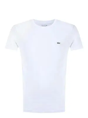 Lacoste Logo-patch Crewneck T-shirt - Blue