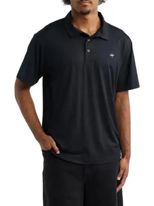 SANTO STUDIO Tempo Performance Polo Black