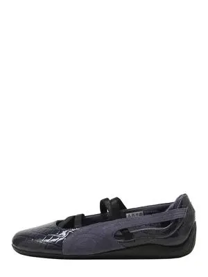 PUMA Speedcat Ballet Metallic Croc-effect Sneakers - Gray