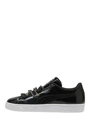 PUMA PUMA Suede Bloom Patent Lace-Up Sneakers Black