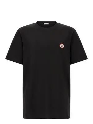 Moncler T-shirt Ss - Black