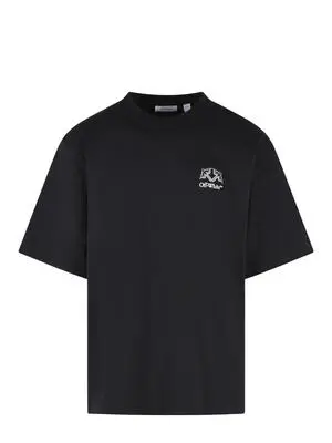 Off-White Offline Half Arrow Skate Short Sleeve T-shirt - Black