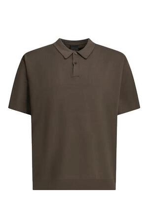 DAIWA PIER39 Tech Knit Polo Buttons Shirt - Brown