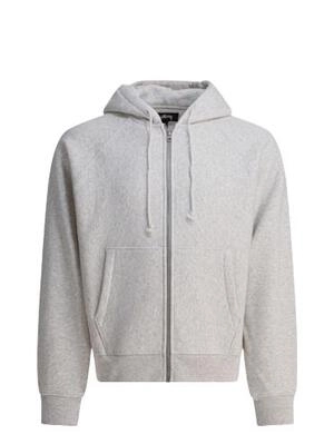 StÜssy Raglan Zip Hoodie - Grey