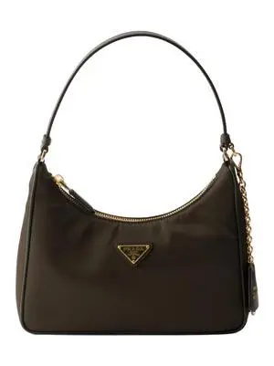 Prada Prada Re-Edition 2005 Re-Nylon And Saffiano Mini Bag Green