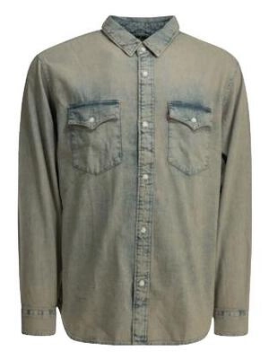 LEVI'S Western Casual Shirt - Light Blue