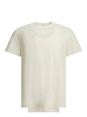 MAISON MARGIELA Double Layer Crewneck Sweat-shirt T-shirt - White