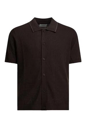 NN.07 Nalo Polo Shirt Sweater - Brown
