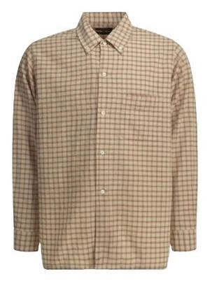 BEAMS Open Bd Sucker Casual Shirt - Orange