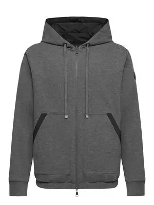 Moncler Zip Up Cardigan - Grey