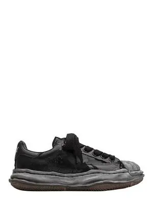 Mihara Yasuhiro Blakey Og Sole Canvas Low Top Sneakers - Black