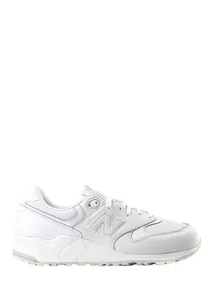 NEW BALANCE 999 Leather Lace Up Sneakers - White