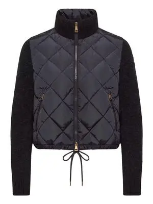 Moncler Moncler Quilted Cardigan Blue