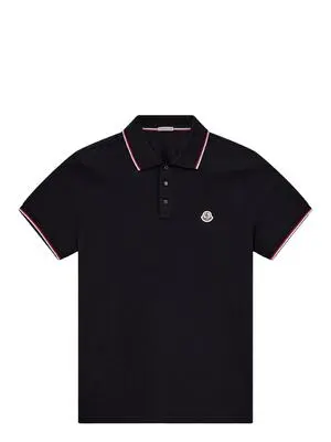 Moncler Short-sleeve Polo - Blue