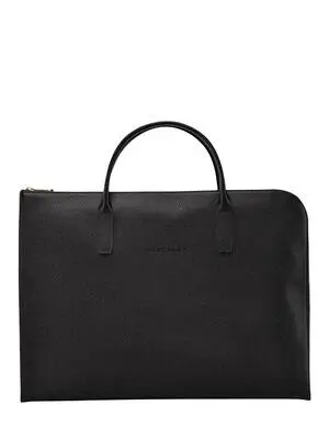 Longchamp Le Foulonné Briefcase - Black