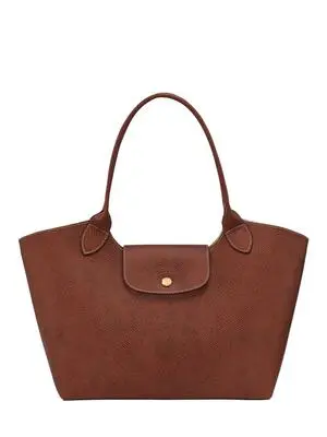 Longchamp Pure L Shoulder Bag - Brown