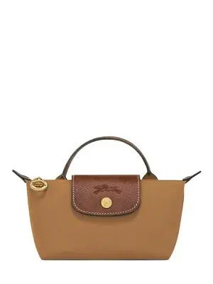Longchamp Le Pliage Original Pouch With Handle 'fawn - Tan