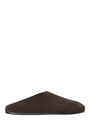 THE ROW Hudson Mule 'lacquer Brown'