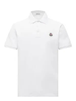 Moncler Short-sleeve Polo - White