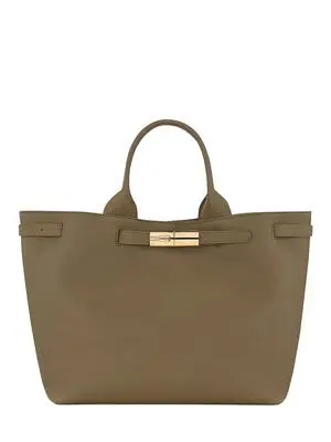 Longchamp Le Smart L Tote Bag 'olive - Green