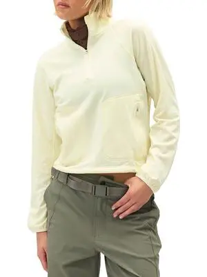 HALFDAYS Rebecca Half-zip Fleece Pullover - Chardonnay
