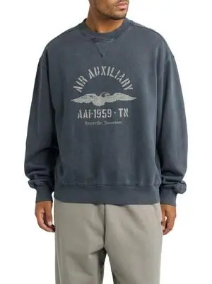 Alpha Industries Crewneck Graphic Sweatshirt - Black