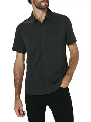 7 Diamonds Napoli Short Sleeve Stretch Shirt Basil