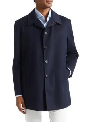 ISAIA ISAIA San Gennaro Cashmere Jacket With Embroidered Lapels