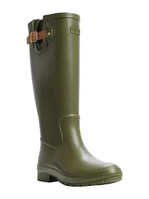 Sperry Tall Buckled Rain Boots - Khaki
