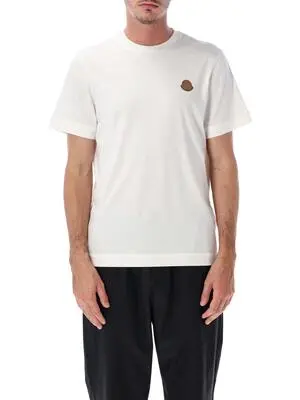 Moncler Crew Neck Short Sleeve T-shirt - Bianco