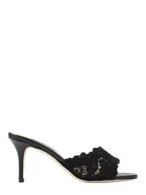 ARTEANA ARTEANA 7.5 Cm Leather Slide Pumps Blue