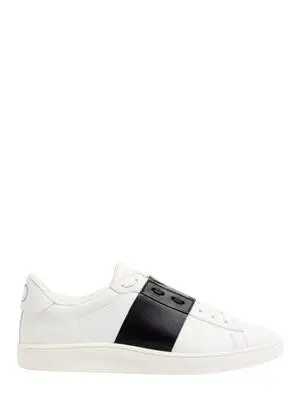 VALENTINO VALENTINO GARAVANI Open Royco Leather Sneakers With Logo Detail